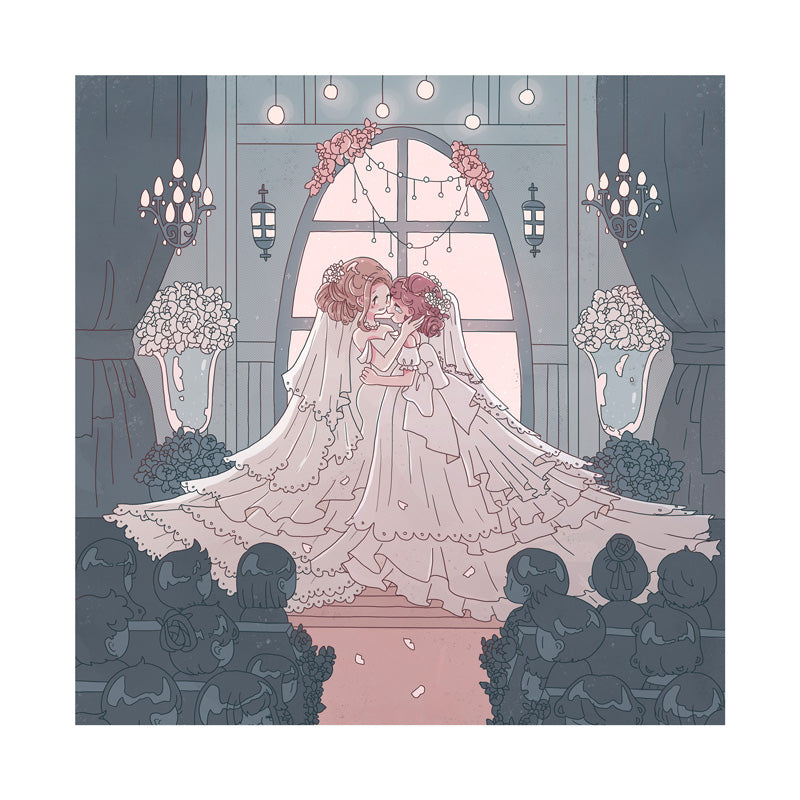 wedding day square print – Kaiami
